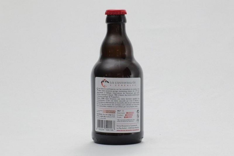 Bière fermière 4 céréales (blonde) - 33cl - La Caussenarde